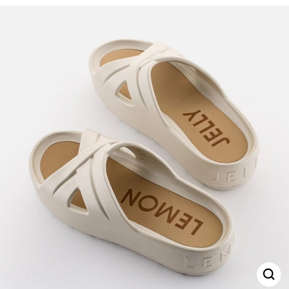 Lemon Jelly | Shoes | Lemon Jelly Moony Warm Grey Slides | Poshmark